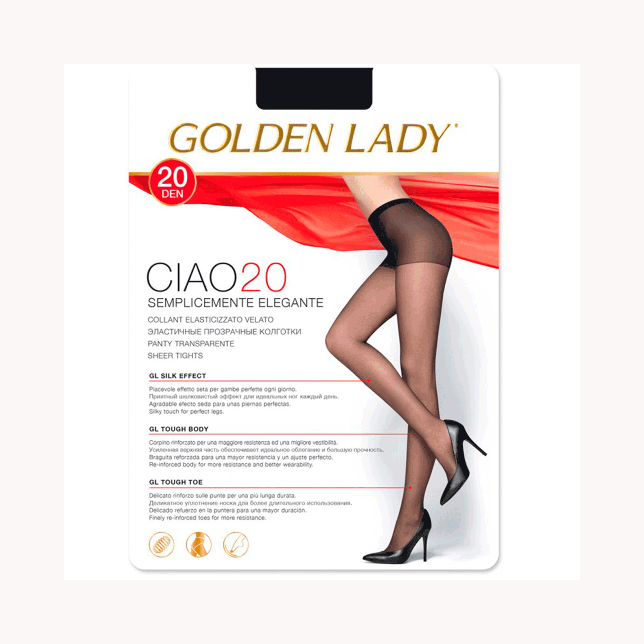 Panty CIAO 20 den Golden Lady - Bazar Corona Todo Hogar
